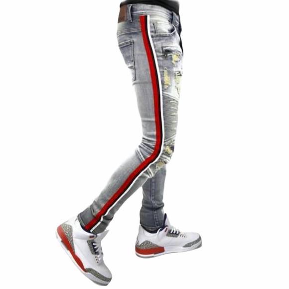 PREME | Jeans | New Preme Mens Eldredge Denim In Light Indigo | Poshmark